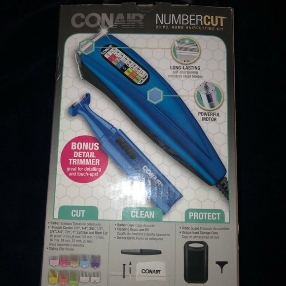 Conair | Other | Conair Number Cut Haircutting Complete All Body Trimmer Clipper Kit 2 Piece Nib ...
